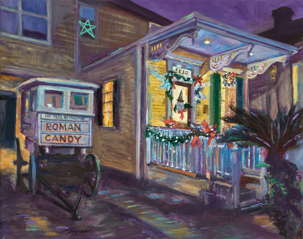 Giclée print, Roman Candy Christmas, 12" x 16" - Paul Fayard Art